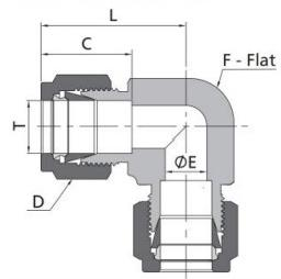 Union Elbow – DJ-LOK Fittings and Valves